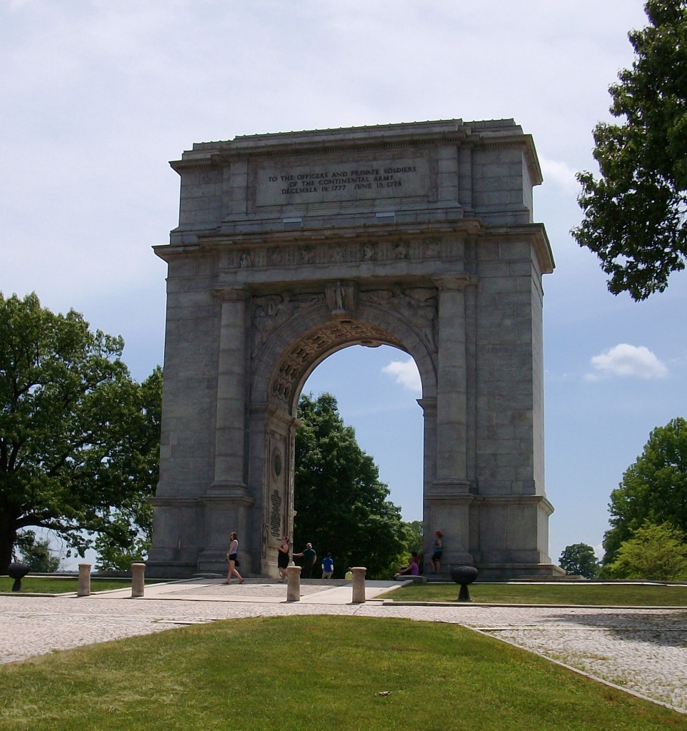 We forged through the valley: Valley Forge, really famous old stuff ...